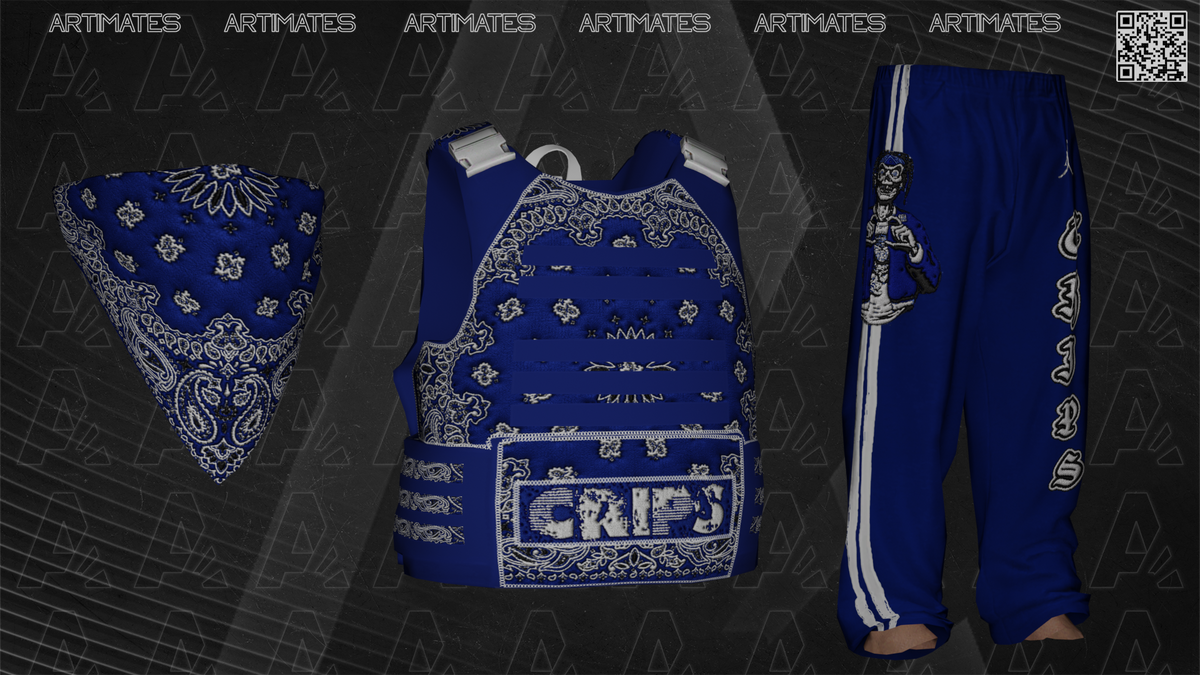 Crips Pack - FiveM Clothing