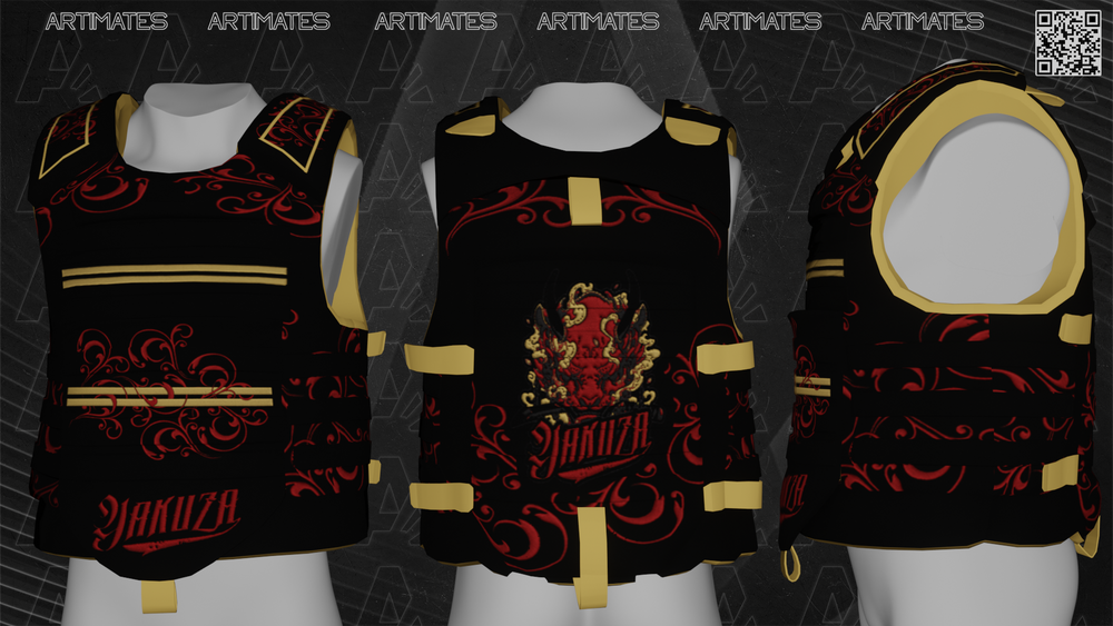 Yakuza Fullplate Vest - FiveM Clothing