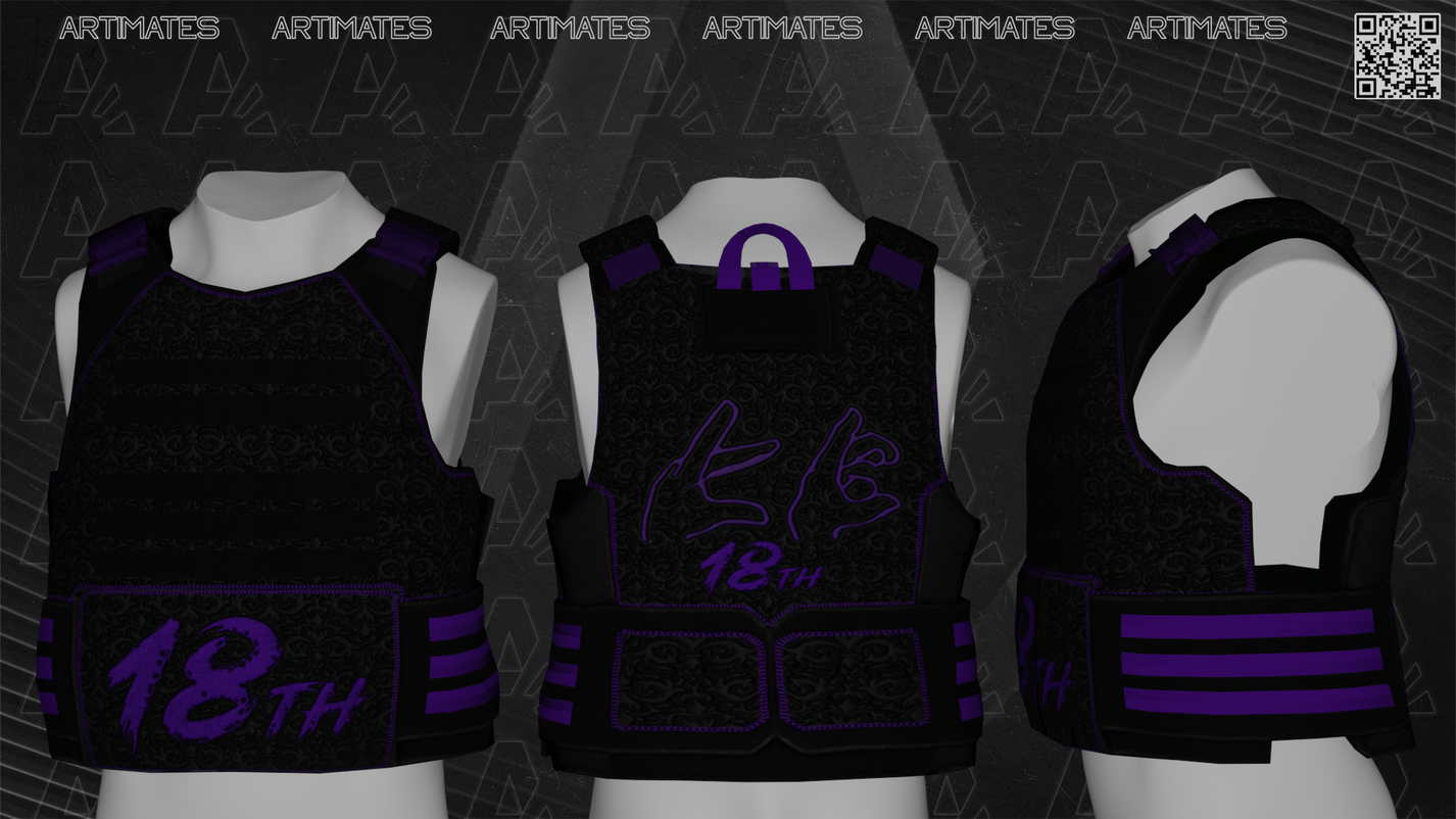 18th Street Basic Vest - FiveM Clothing – Artimates